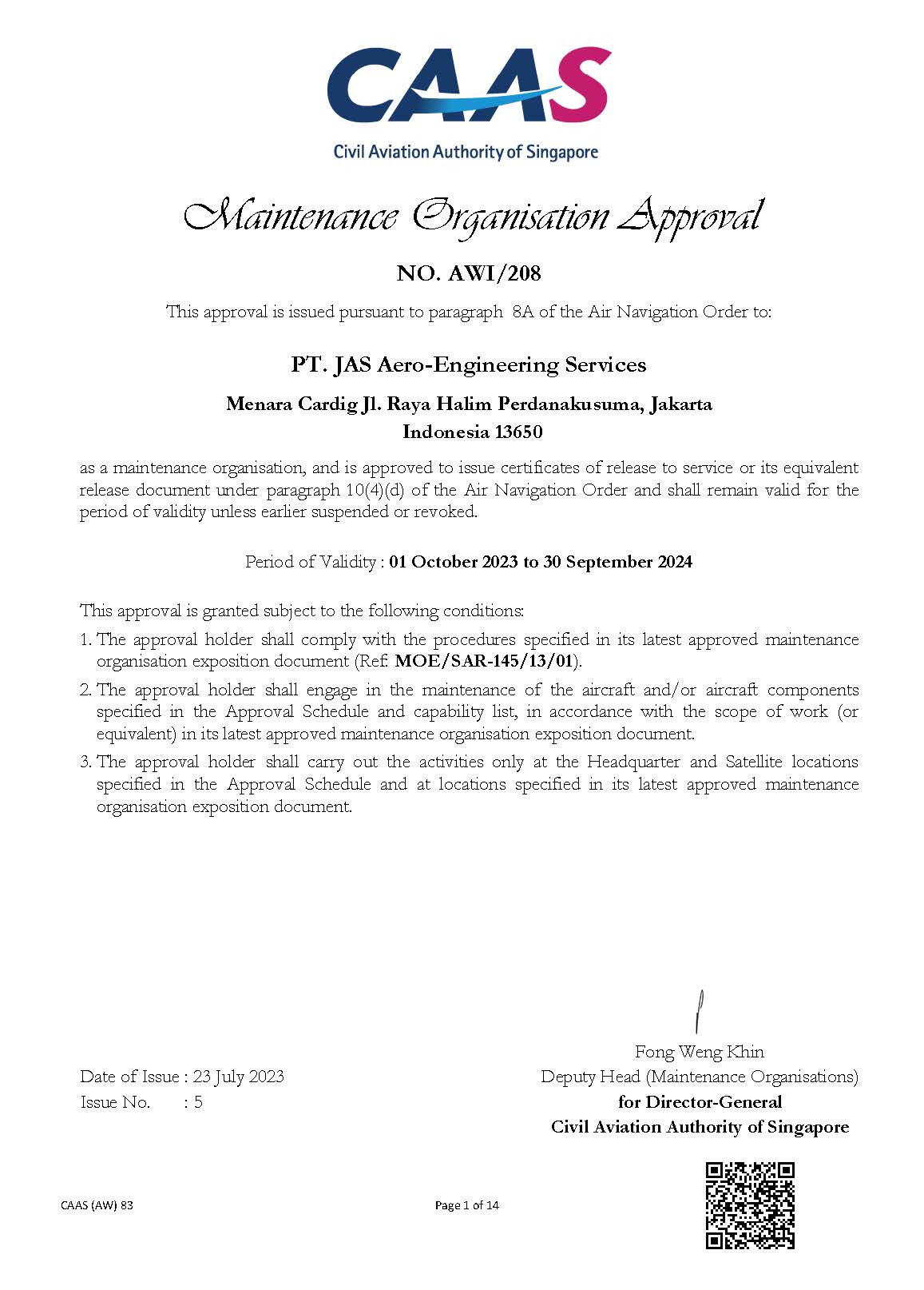 PT JAS Aero Engineering Services