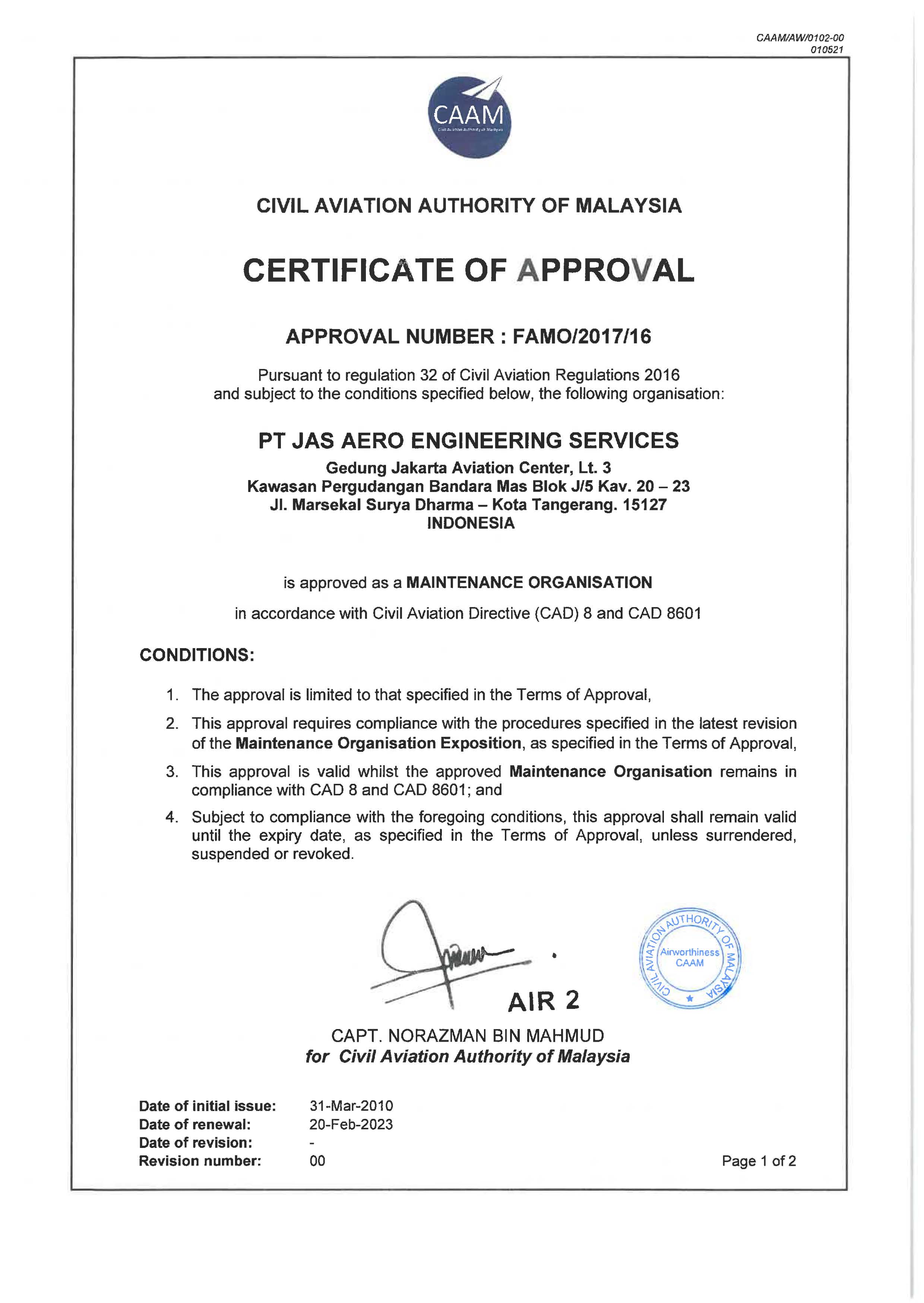 PT JAS Aero Engineering Services